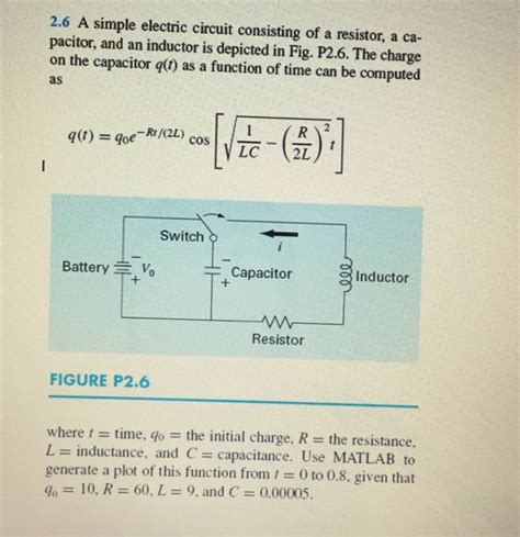 Solved A Simple Electric Circuit Consisting Of A Resistor A