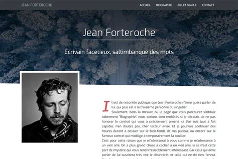 création d un blog en php pour un écrivain pablo buisson