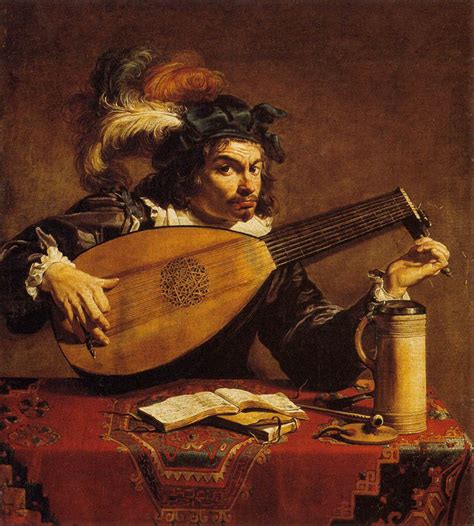 The Lute Player By Rombouts Theodor