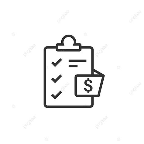 Flatstyle Document Checklist Icon On White Background Checkbox Test Document Vector Checkbox