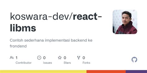 Github Koswara Devreact Libms Contoh Sederhana Implementasi Backend
