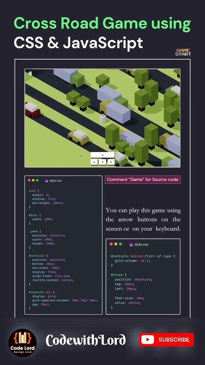 Game Building Using Html Css And Javascript Trending Viralshorts