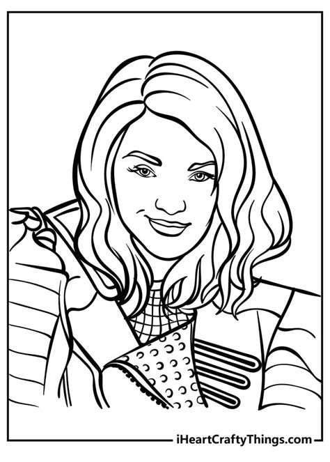 Printable Descendants Coloring Pages Updated 2023