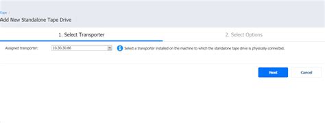 Adding Standalone Tape Drives