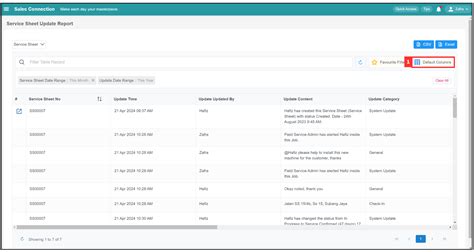 Update Report Page Help Center