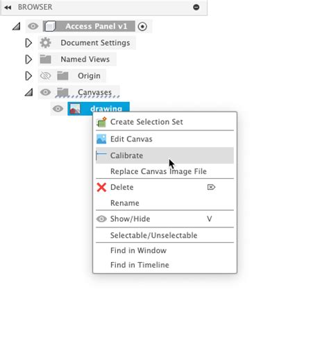 calibrate canvas image