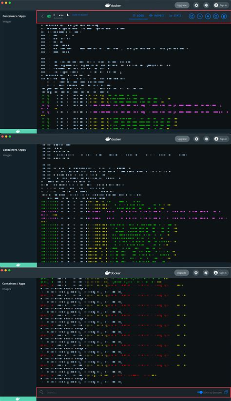 Several Ui Issues In Logs Tab · Issue 5368 · Dockerfor Mac · Github