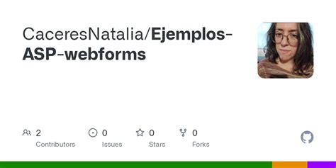 Github Caceresnataliaejemplos Asp Webforms