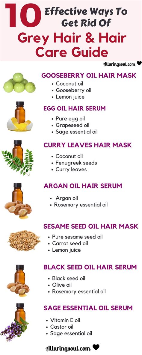 How To Get Rid Of Grey Hair And Hair Care Guide Artofit