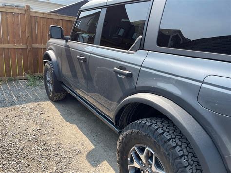 Iag I Line Front Mud Flaps Installed Bronco6g 2021 Ford Bronco And Bronco Raptor Forum News