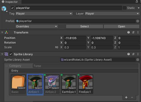 Sprite Library Asset Is Not Updating Runity2d