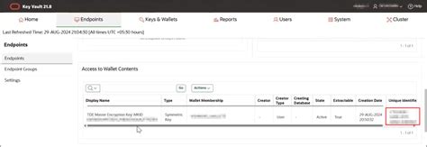 Manage Master Encryption Keys In Oracle Key Vault