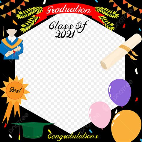 졸업 테두리 소셜 미디어 졸업 일러스트 페이스 북 졸업 테두리 증명서 Png 일러스트 및 벡터 에 대한 무료 다운로드 Pngtree