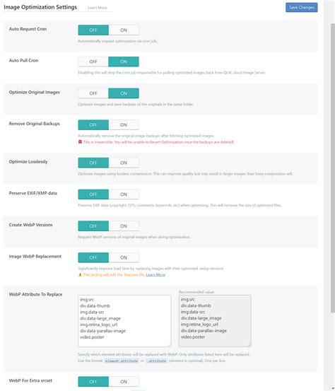 LiteSpeed Cache Image Optimization Settings In WordPress