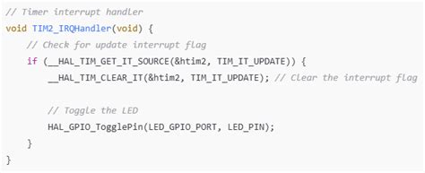 understanding about stm32 interrupts and timers