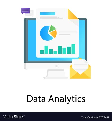 Data Analytics Royalty Free Vector Image Vectorstock