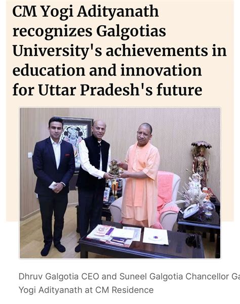 School Of Computing Science And Engineering Galgotias University On