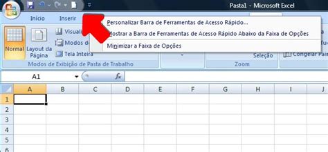Excel Avançado Aprofundando nos Menus