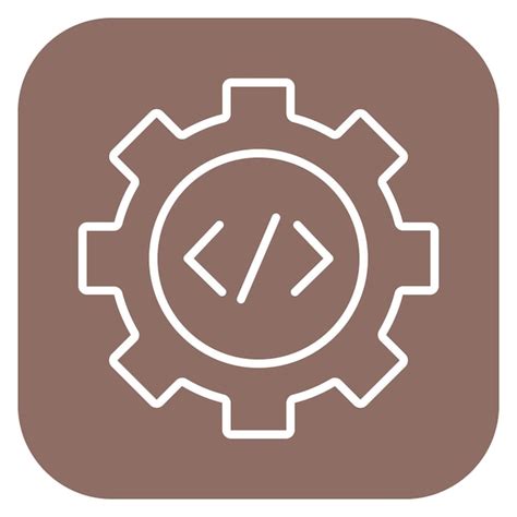 Premium Vector Code Settings Vector Illustration