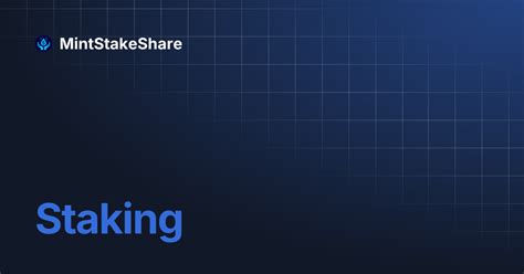 staking mintstakeshare