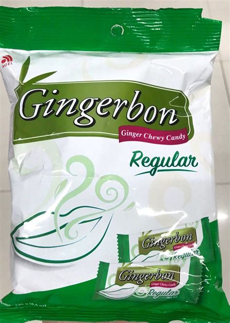 Gingerbon Regular Ginger Chewy Candy 125g Food And Drinks Packaged And Instant Food On Carousell