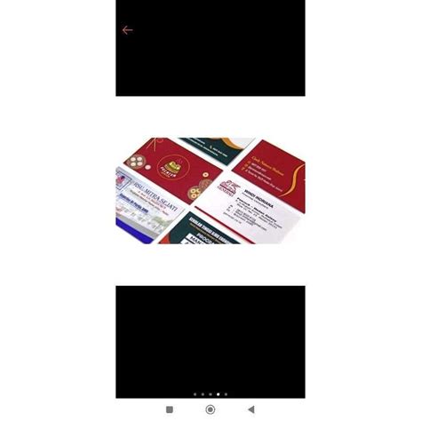 Jual Cetak Print Kartu Nama Satuan Kartu Calegbusiness Card Id Card