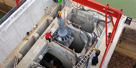 Flygt Hydro Turbines Used For Small Scale Hydroelectric Power In Kentucky Xylem Us