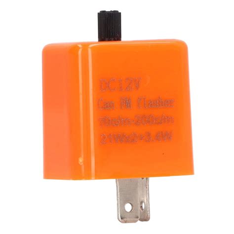 LED Flasher Relay Flasher Relay Easy Installation Adjustable Frequency Normally Open For