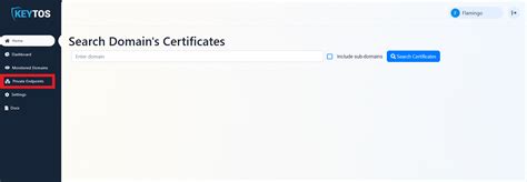 Scan Private Networks Keytos Docs