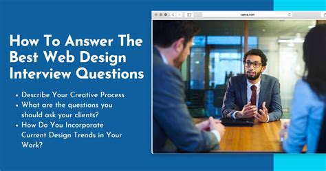 how to answer the best web design interview questions