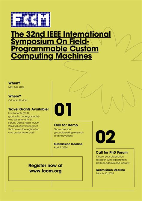 Registration Now Open Christophe Bobda