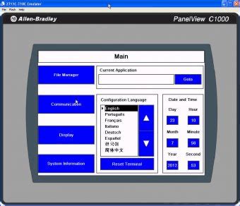 PanelView Component Emulator Download It Is An Application That Can Be Used For Programming