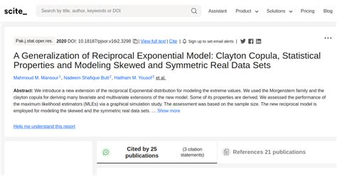 A Generalization Of Reciprocal Exponential Model Clayton Copula Statistical Properties And