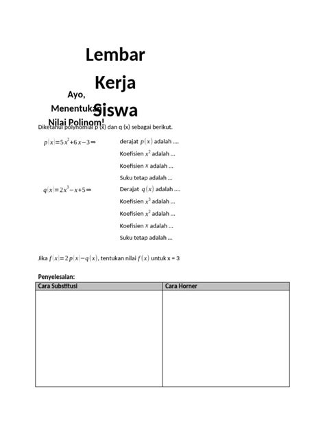 Polynomial 1 Pdf