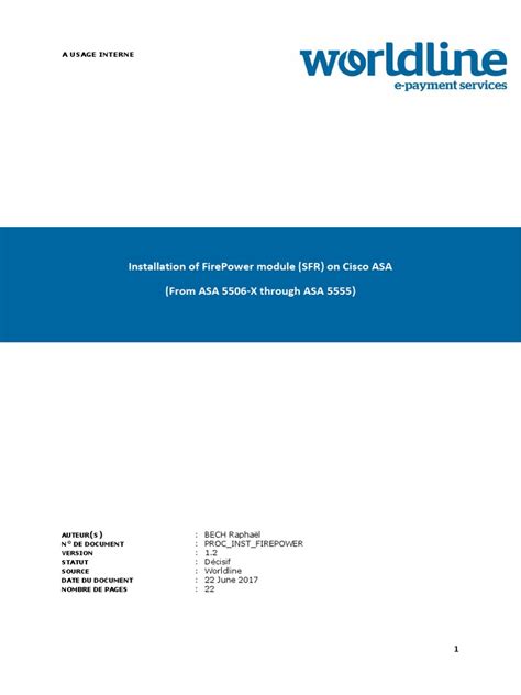 Install Guide Firepower Module On Cisco Asa V11 Pdf I Pv6 Command Line Interface