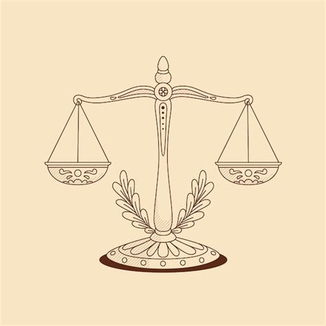 Balance Scale Outline Design Vectors Illustrations For Free Download