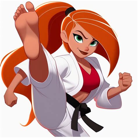 Kim Possible Karate Front Kick By Kicksoles On Deviantart