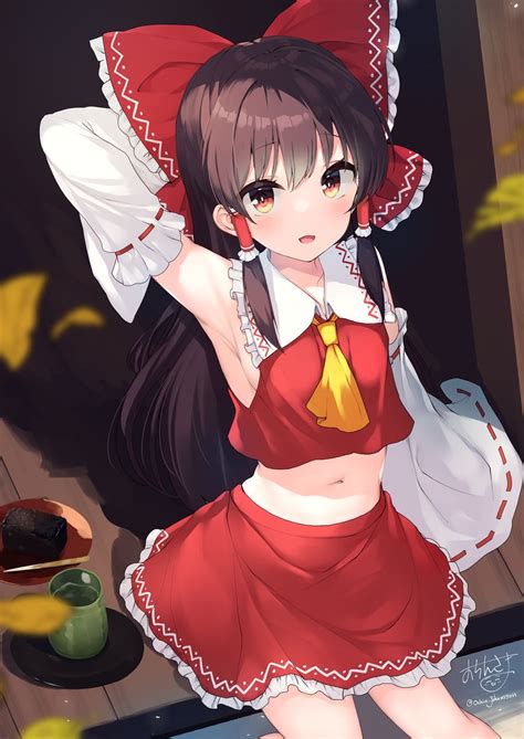 Hakurei Reimu Touhou Drawn By Ochinsama Danbooru