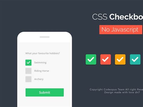 Modified Checkbox Image In Css Without Javascript By ~ Epicpxls