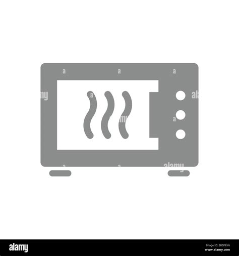 Microwave oven filled vector icon. Home, household appliance symbol ...