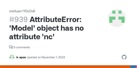 Attributeerror Model Object Has No Attribute Nc · Issue 939