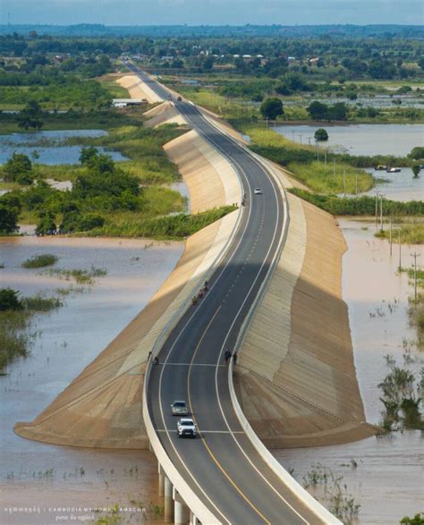 ផ្លូវជាតិលេខ ៧១c ត្រង់ចណុច ព្រំប្រទល់ ឃុំឈូក និងឃុំរការខ្នុរ ស្រុកក្រូចឆ្មារ ខេត្តត្បូងឃ្មុំ Ams