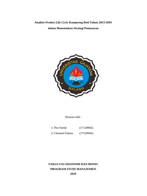 Analisis Plc Industri Kampoeng Roti Pdf