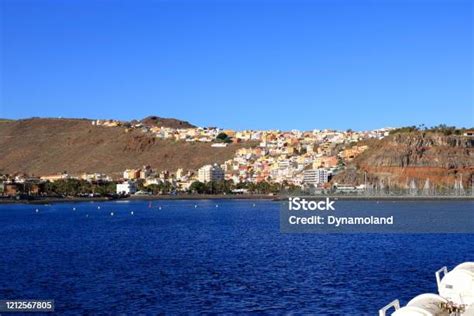 포트 앤 드 타운 산 세바스티안 라 고메라 섬 카나리아 스페인 0명에 대한 스톡 사진 및 기타 이미지 0명 건설 산업