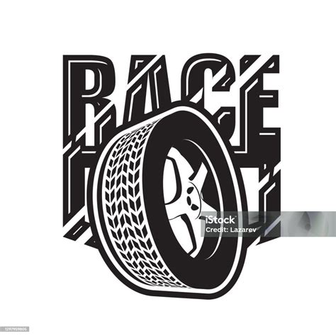 타이어 자동차 휠 림 과 타이어 아이콘 레이스 라벨 또는 배지 벡터 경주 엠블럼 가장자리에 대한 스톡 벡터 아트 및 기타 이미지