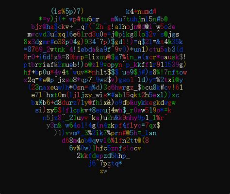 了用C语言编程画了一个爱心表白 用c语言编写一个爱心的程序