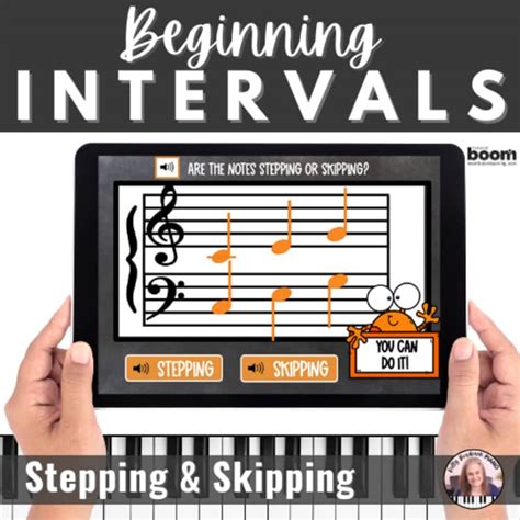 Skipping And Stepping Notes On The Grand Staff Boom™ Cards With C