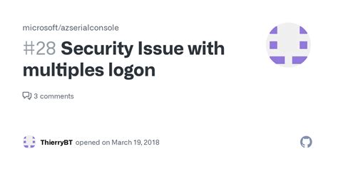 Security Issue With Multiples Logon · Issue 28 · Microsoft