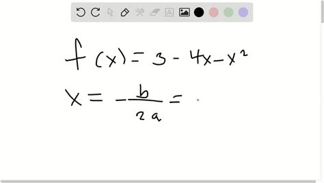 Solvedformula For Maximum And Minimum Values Find The Maximum Or
