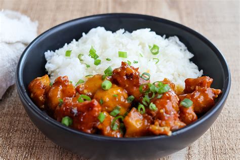Orange Chicken And Rice The Busy Kitchen